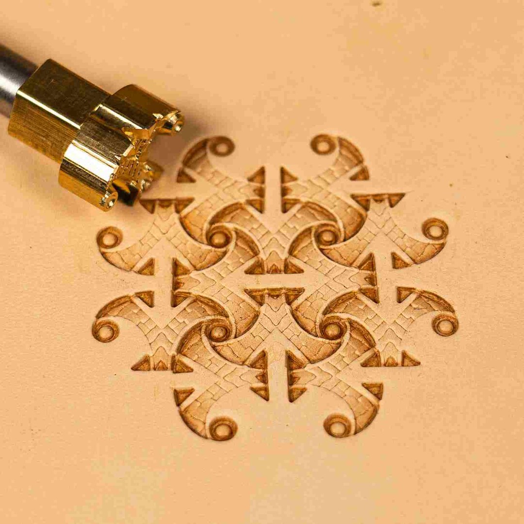 LT232 Abstract Scrollwork Motif Leather Stamping Tool– Abstract ...