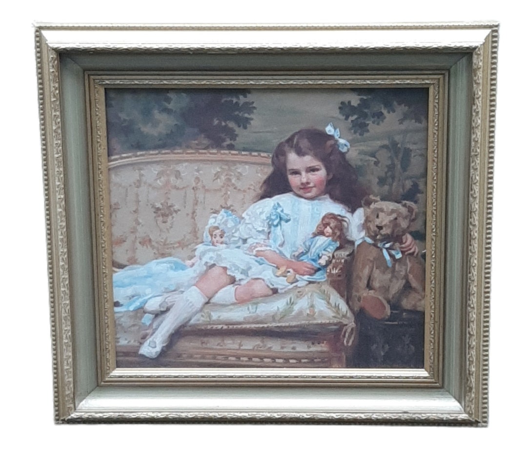 Victorian Girl Painting George Neale - Etsy