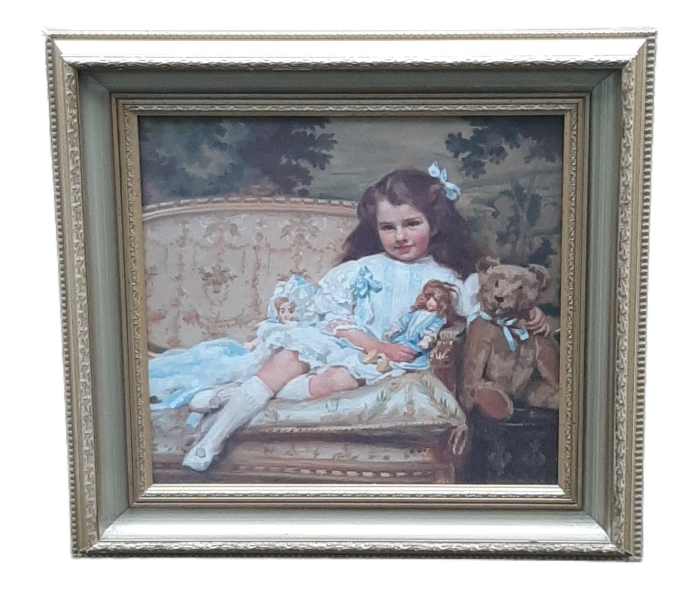 Victorian Girl Painting George Neale - Etsy