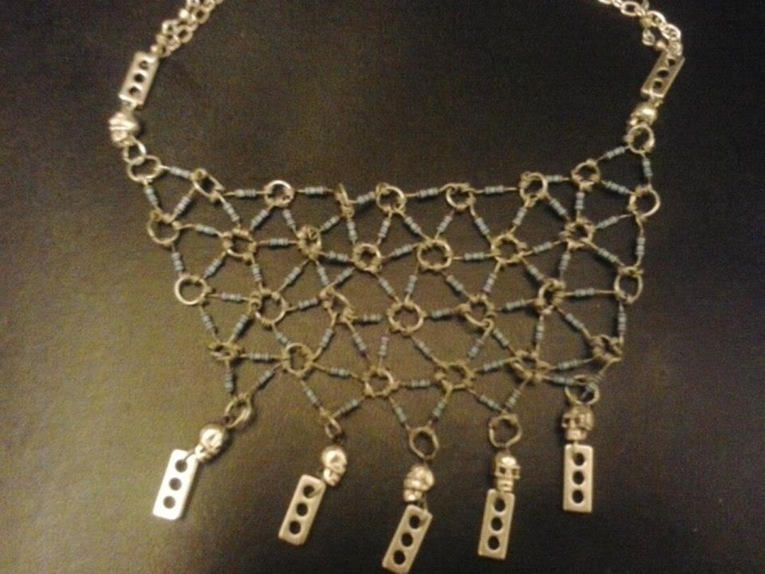Cyberpunk Resistor Skull Necklace, Resistor Jewelry, Hacker Necklace ...