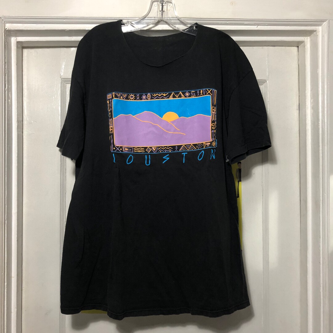 Vintage Chopped up Houston Single Stitch T-shirt - Etsy