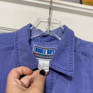 Vintage Blue Bugle Boy Button Down Shirt - Etsy