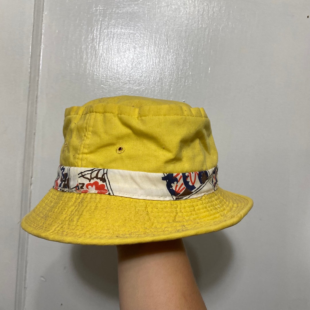 Vintage 70s YA Rollup Bucket Hat - Etsy