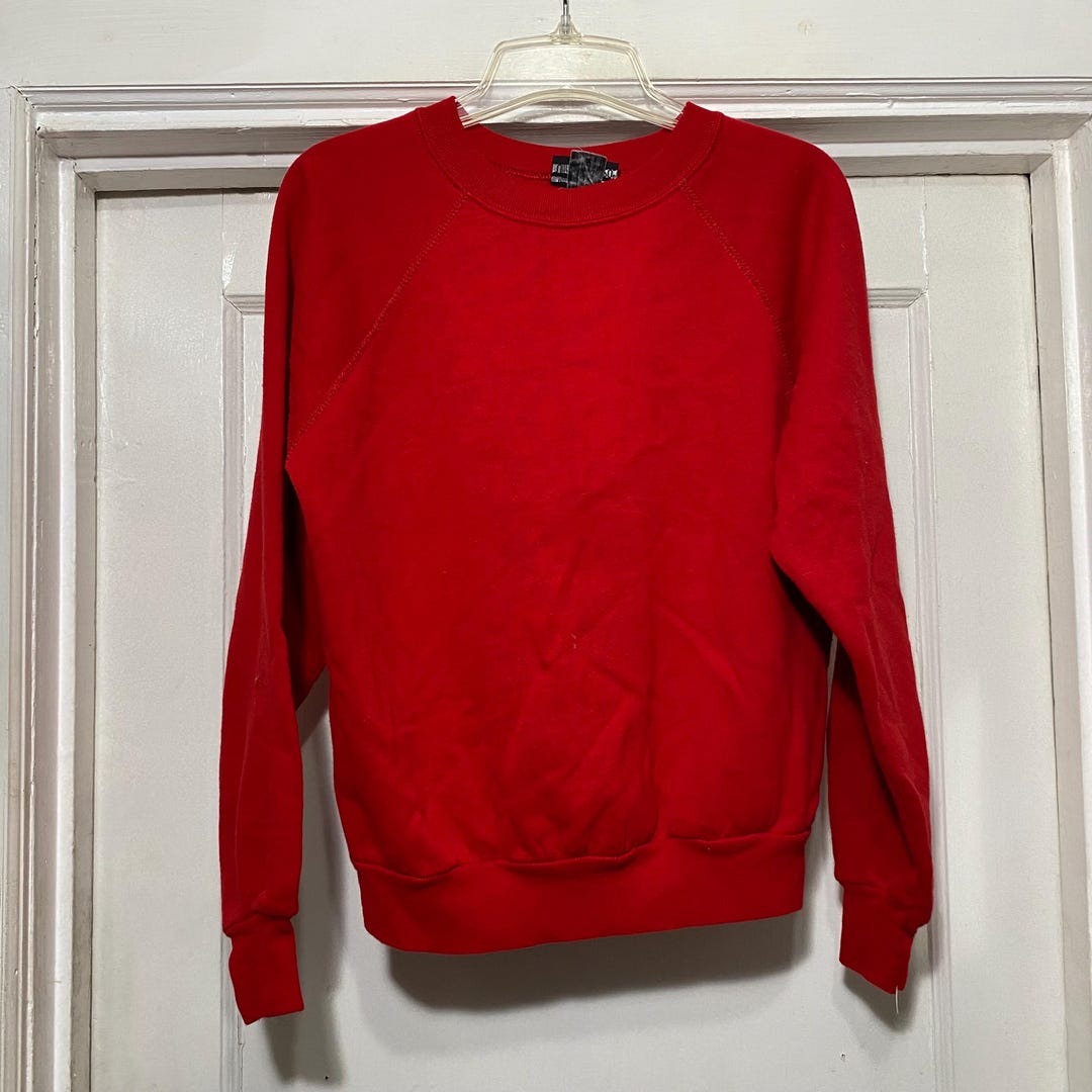 Vintage Ultra Fleece 120 by Tultex Red Sweatshirt - Etsy