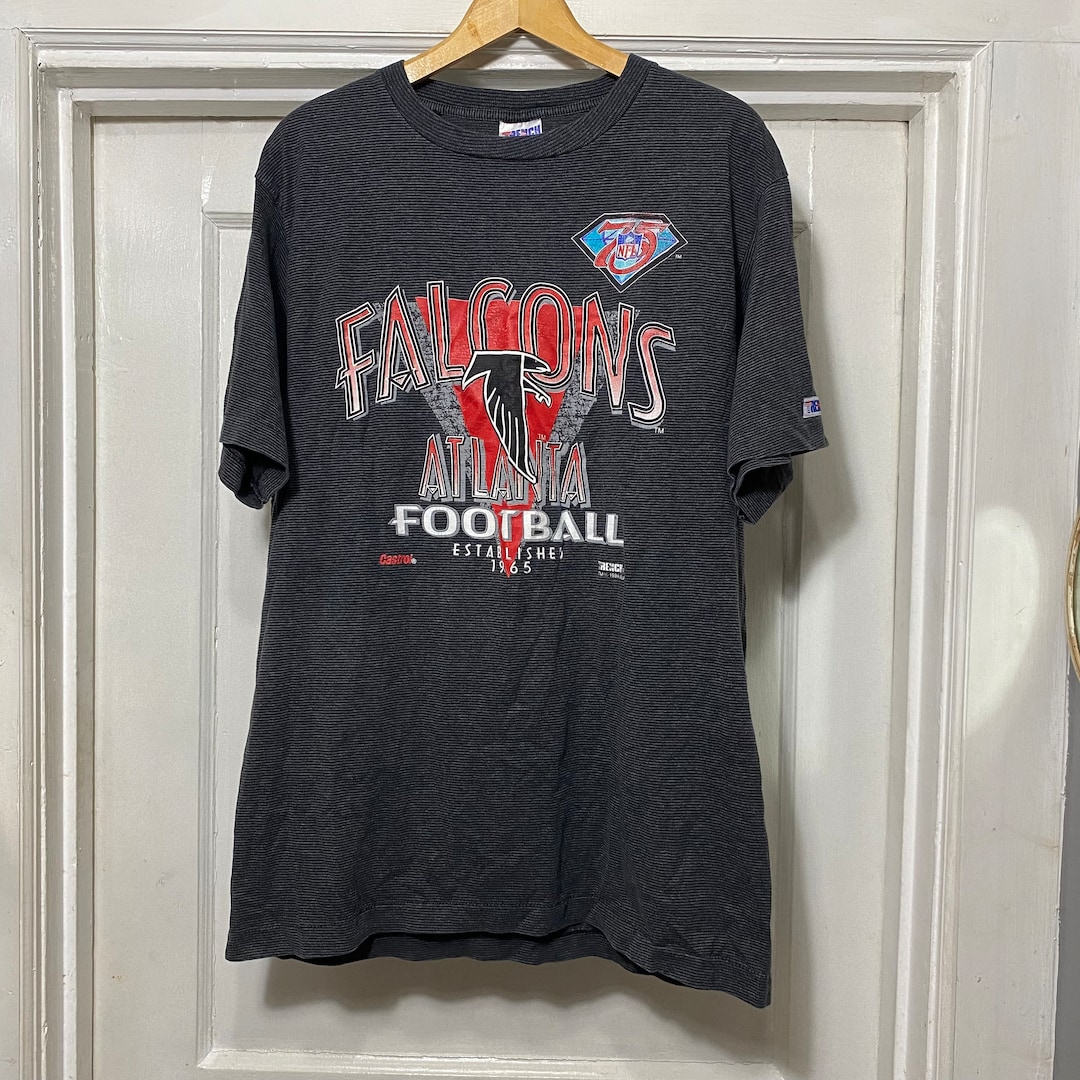 Vintage Striped Atlanta Falcons Football T-shirt 1994 - Etsy