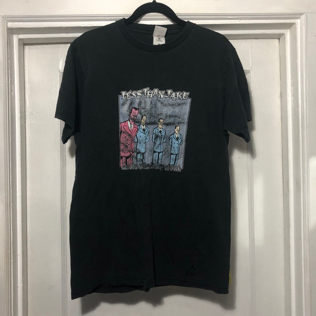 Rare Vintage Thrashed Less Than Jake T-shirt “last Hour of the Day at ...