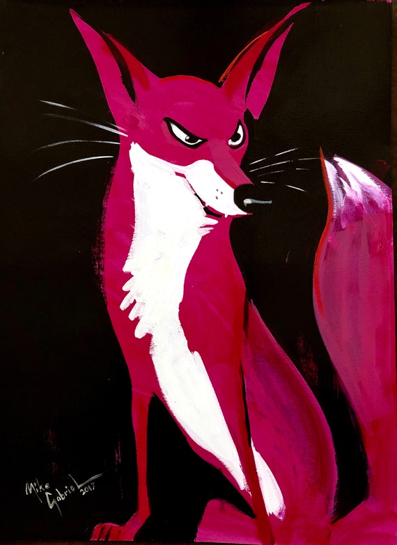 Red Violet Fox | Etsy