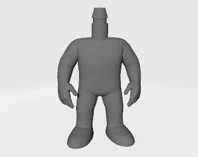 Custom Pop Blank Male Body Hands at Side Pose 3D Resin Printed. - Etsy