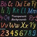 Watercolor Alphabet Clipart, Watercolor Letters, Rainbow Alphabet ...