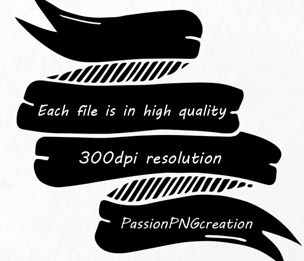 Hand Drawn Ribbon Banners Clipart Doodle Clip Art Elements - Etsy