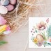 Easter Flowers Clipart, Floral Arrangement Clipart, Leaves, Eggs ...