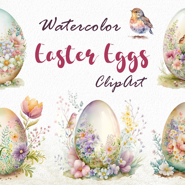 Easter Egg Clipart - Etsy