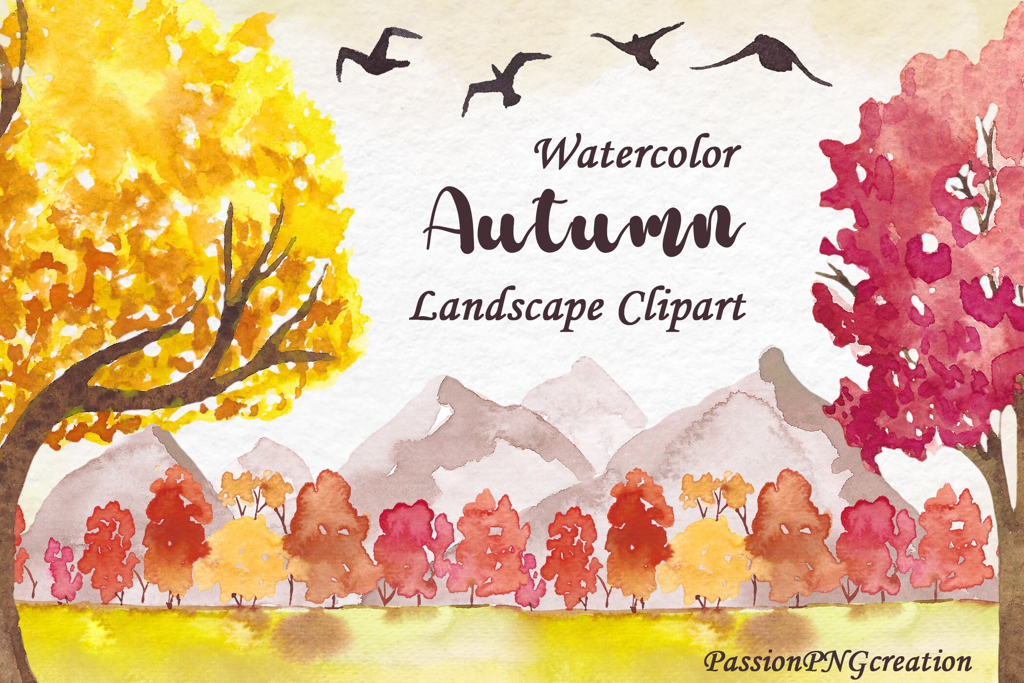 Autumn Landscape Clipart
