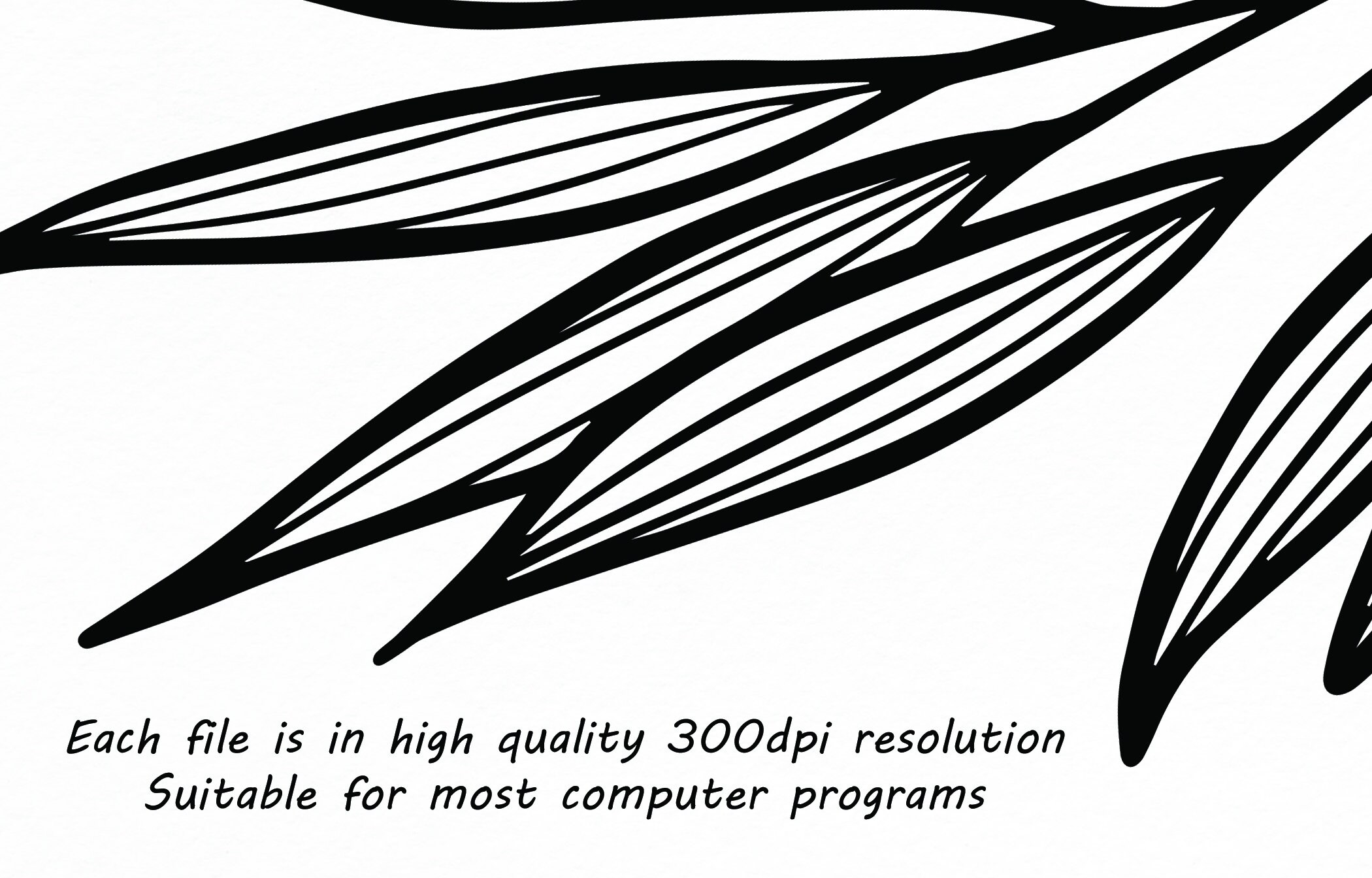 Doodle Herbs clipart Leaves clip art Herbs Silhouette | Etsy