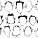 Doodle Blank Faces Clipart: 60 Character Design Elements (PNG, Vector ...