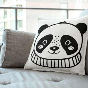 Cute Panda Line Art Designs SVG Clipart Set, PNG, Files for Cricut ...