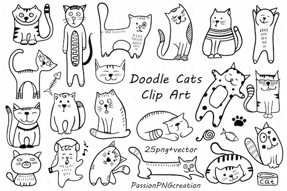 Cat Doodle Art