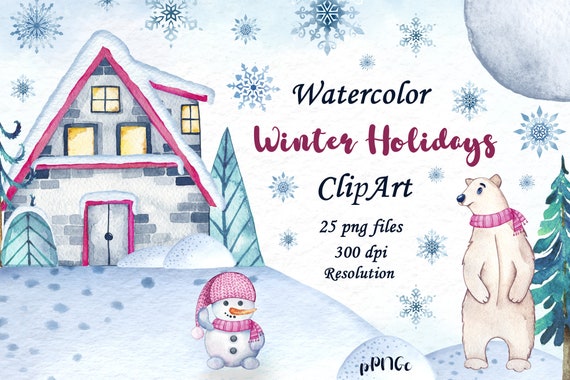 Winter Holiday Clip Art Free