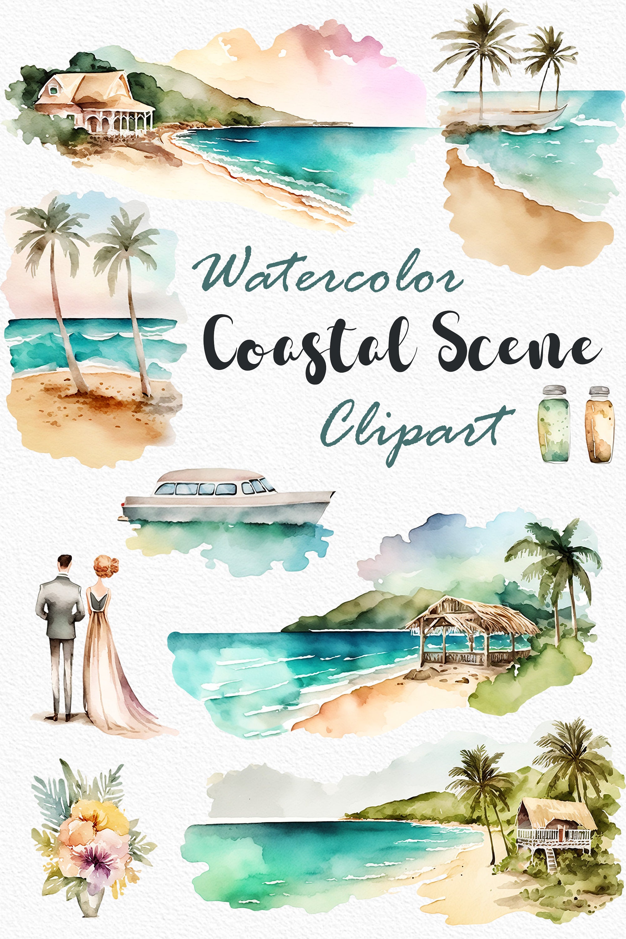 Beach Scene Clip Art