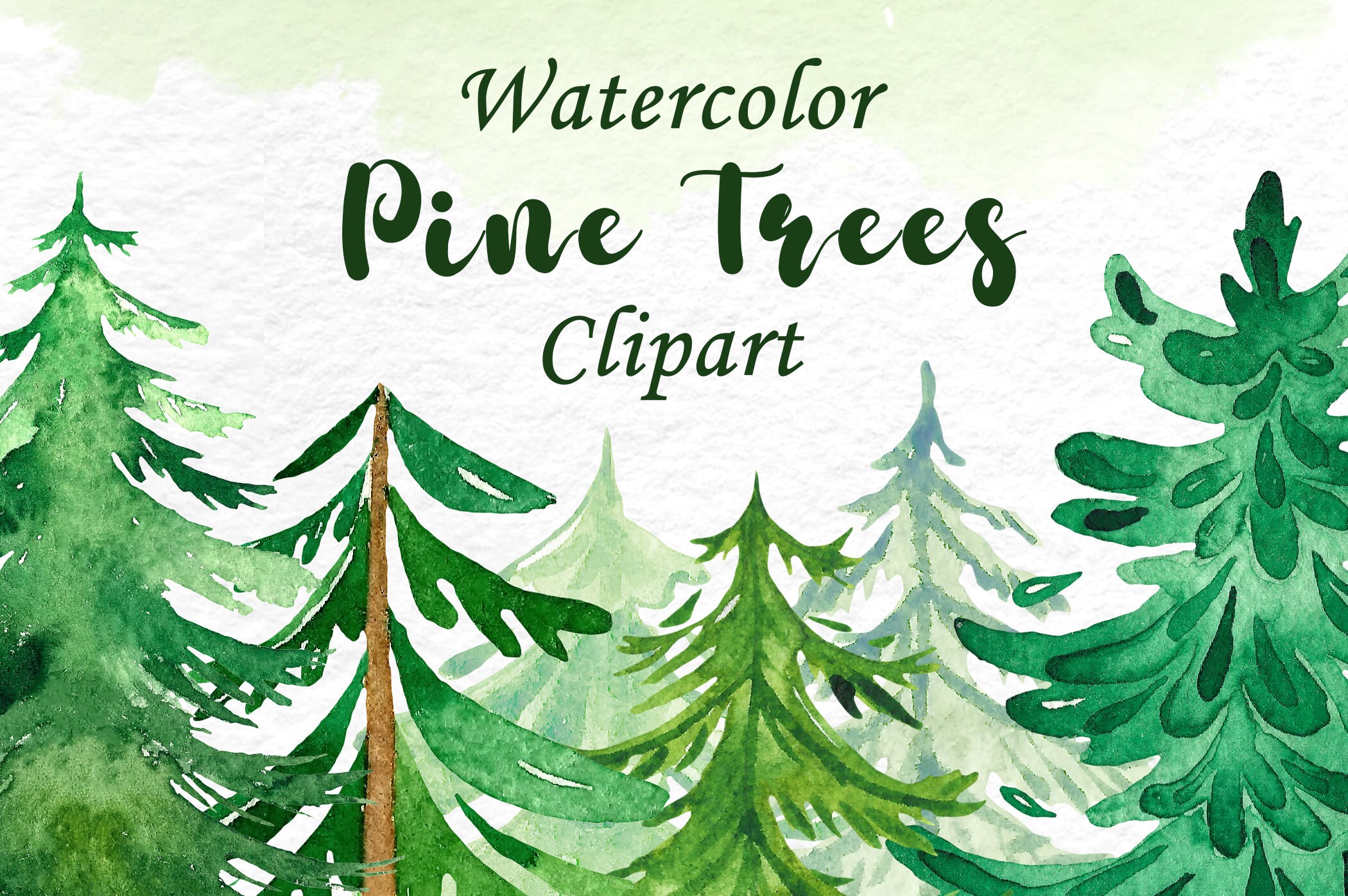 Pine Trees Clip Art