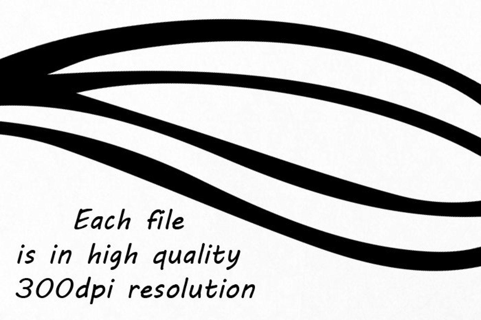 Doodle Flourish Swirls Clipart: Hand-drawn Herbs, Leaves (PNG, EPS ...