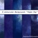 Night Sky, Watercolor Background, Watercolour, Digital Papers, 12x12 ...