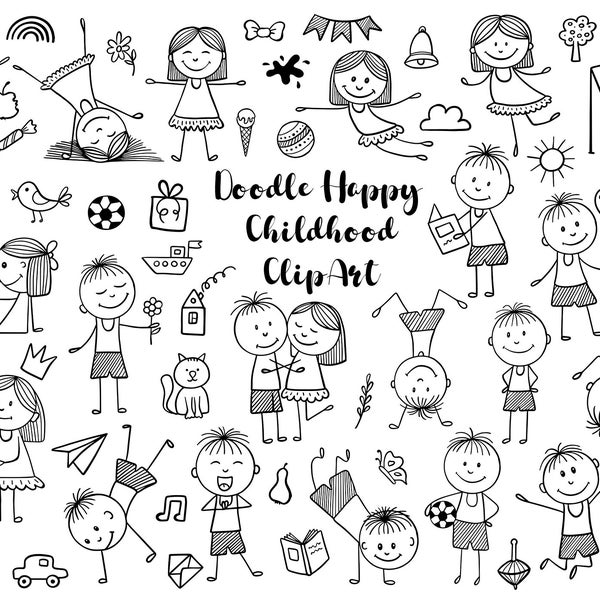 Children Playing Art - Etsy