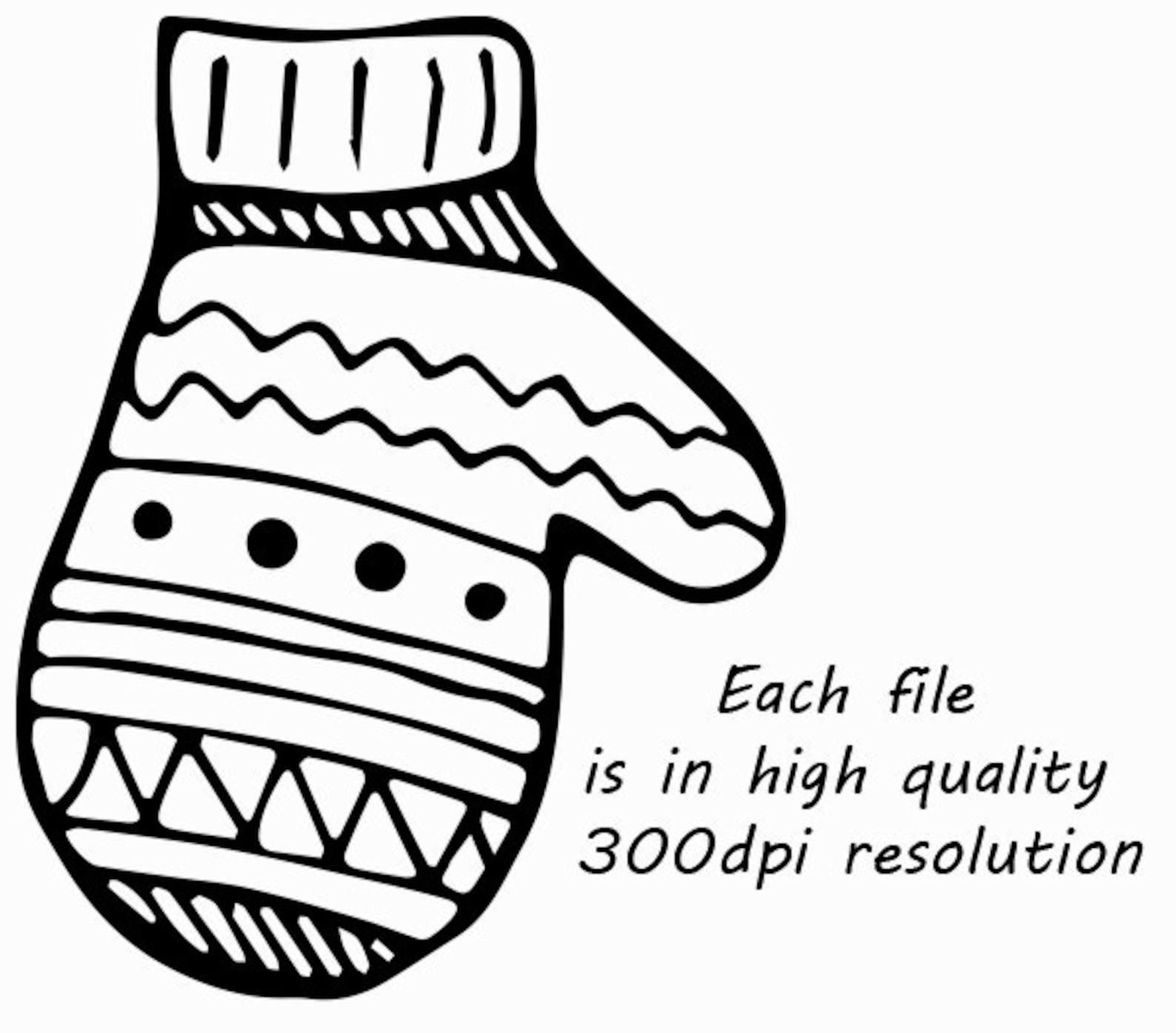 Winter Doodle Clipart Hand Drawn Christmas Clip Art Clipart - Etsy