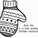Winter Doodle Clipart, Hand Drawn Christmas Clip Art, Clipart, PNG, EPS ...