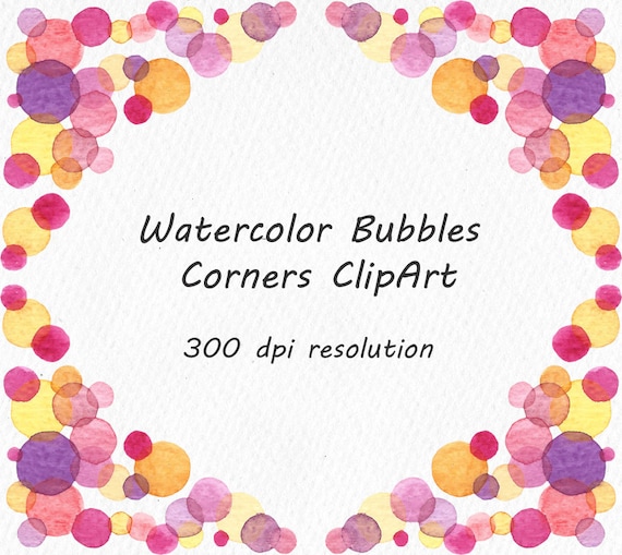 Bubbles Border Corner