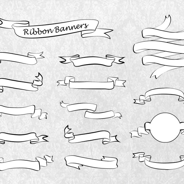 Ribbon Banner - Etsy