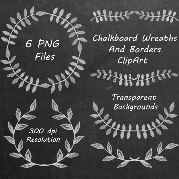 Clipart Chalkboard - Etsy