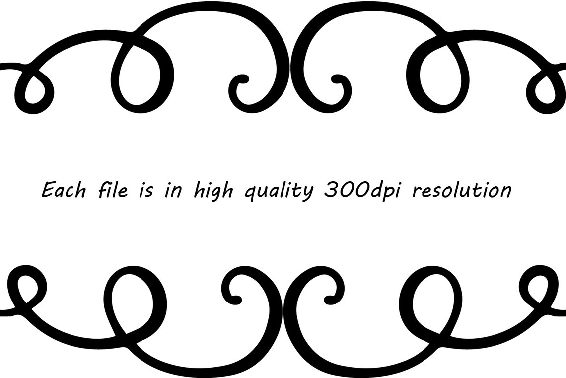 Doodle Divider Clipart: 50 PNG & Vector Design Elements (digital ...