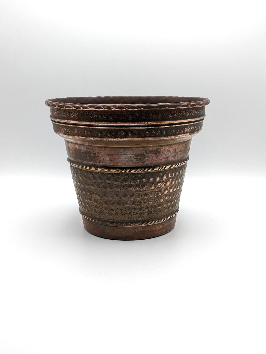 Vintage French JEAN GOARDERE Small Decorative Copper Planter Pot - Etsy