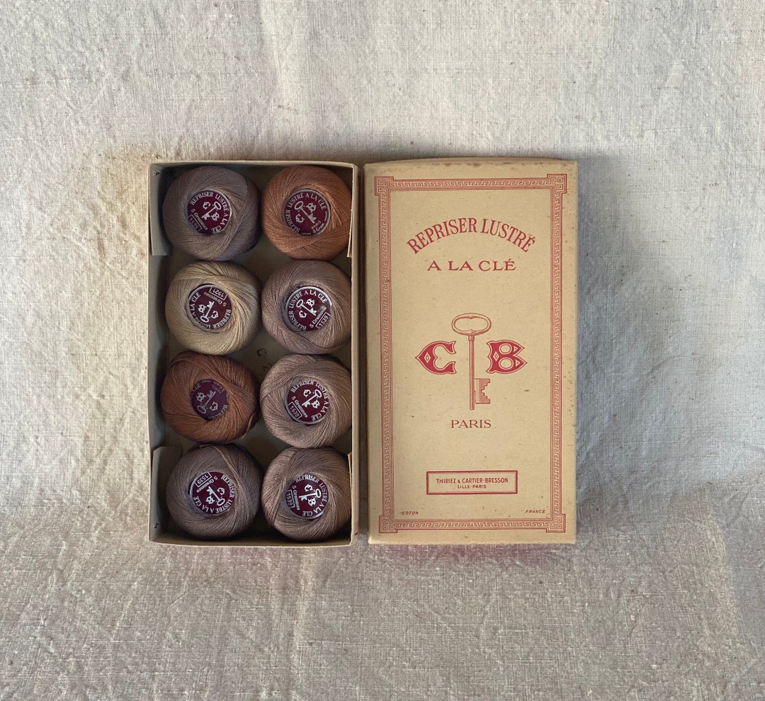 French Vintage Complete Haberdashery Box Thiriez & Cartier-bresson ...