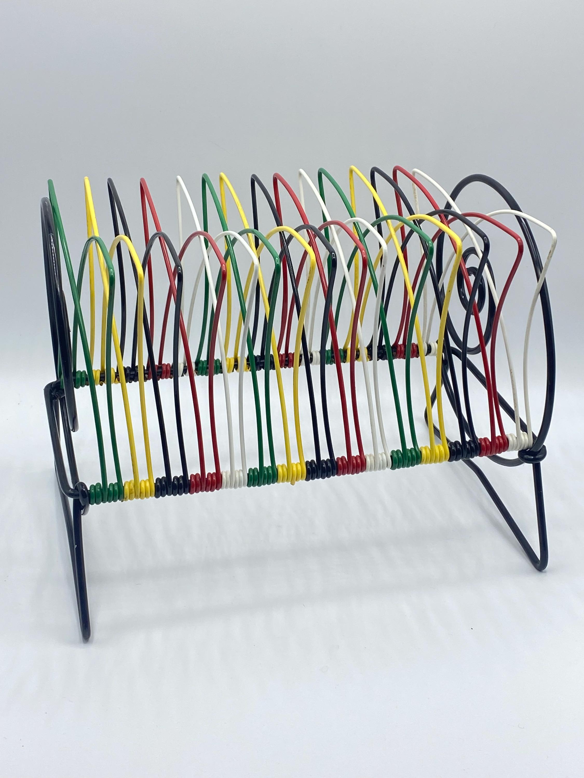 Retro Fun 1960s Colourful Vinyl Record / Document Holder Magazine ...