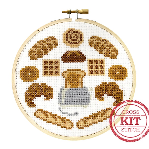 Bread Cross Stitch - Etsy
