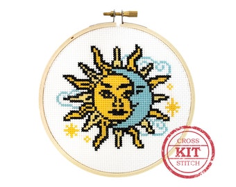 Cross Stitch Sun - Etsy