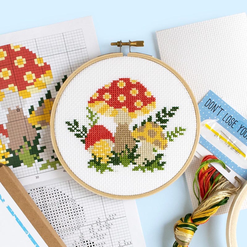Cross Stitch Kit - Etsy