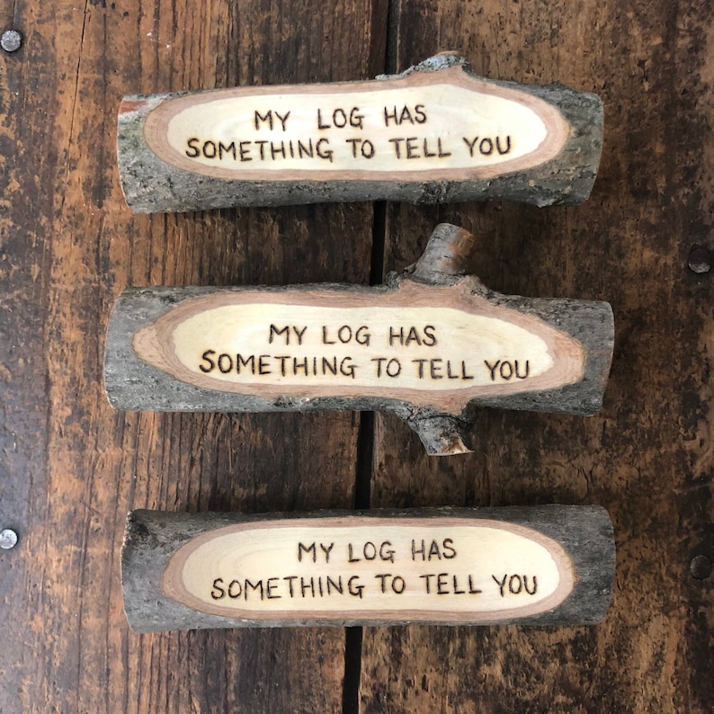 Log Magnet. My Log Has Something to Tell You. Twin Peaks Log - Etsy UK