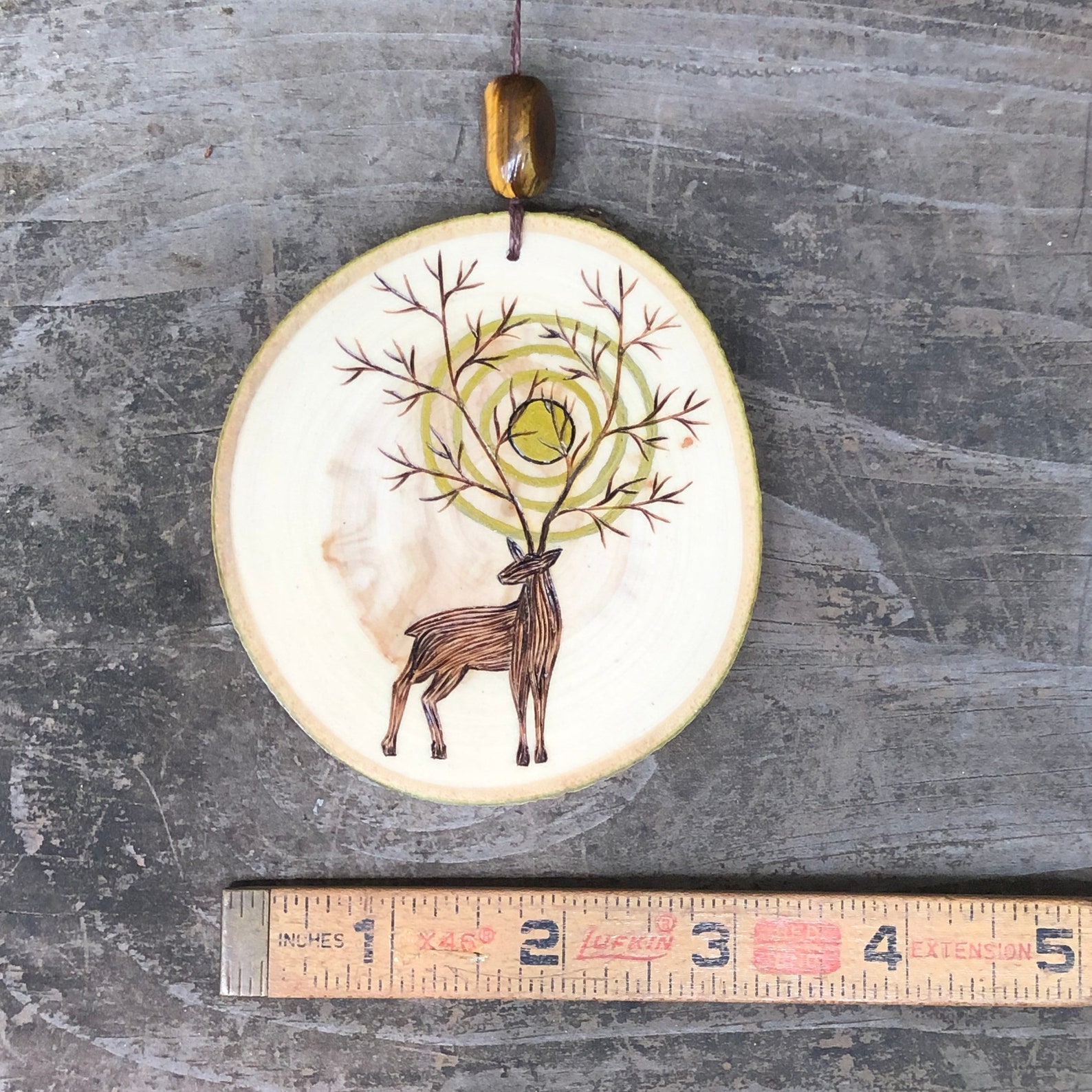 Happy Winter Solstice Ornament or Wall Hanging. Wood Burned - Etsy