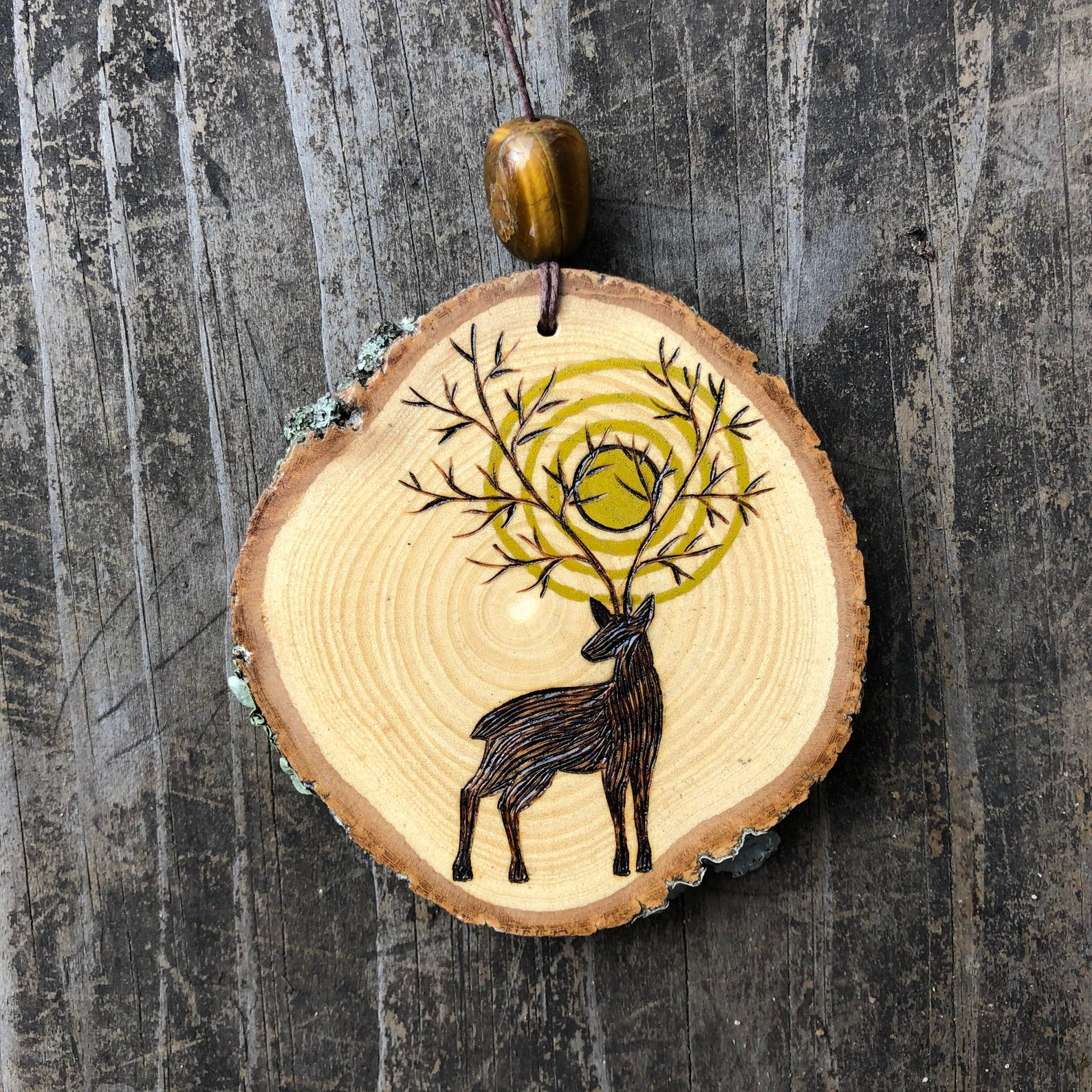 Happy Winter Solstice Ornament or Wall Hanging. Wood Burned - Etsy
