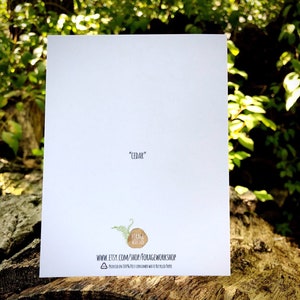 Pine Wood Slice Note Card Set. Printed on 100% Recycled Card Stock 4"x5 ...