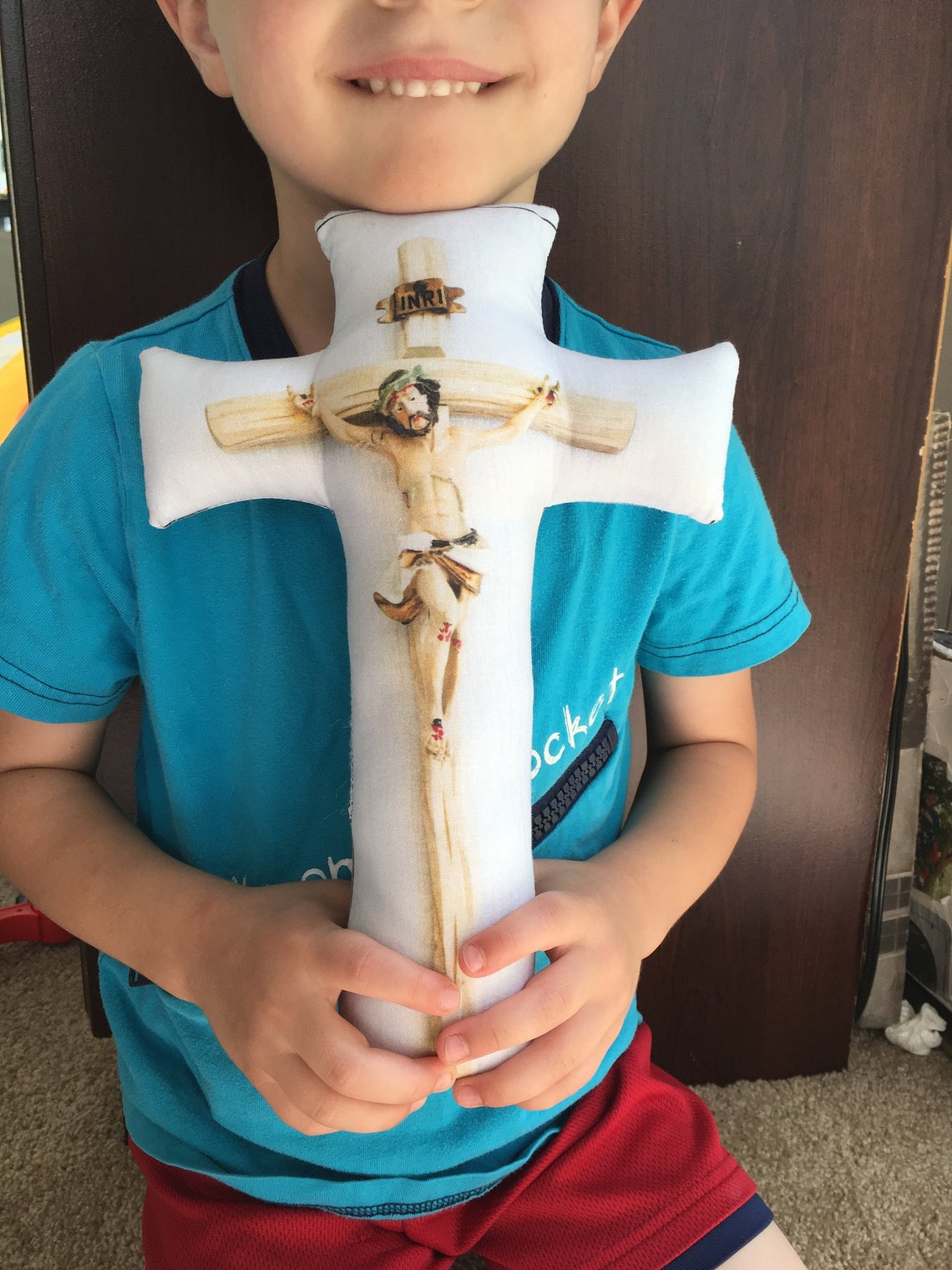 Baby Soft Crucifix Plush Crucifix Crucifix Pillow Jesus for - Etsy