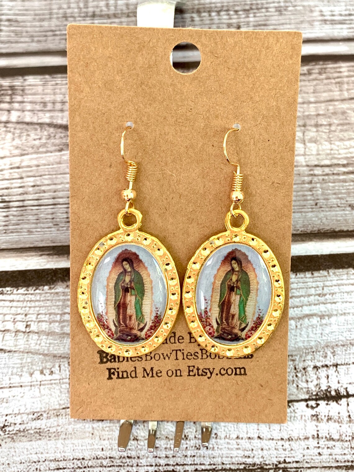 Catholic Saint Religious Earrings/ Blessed Virgin Mary Jewelry - Etsy