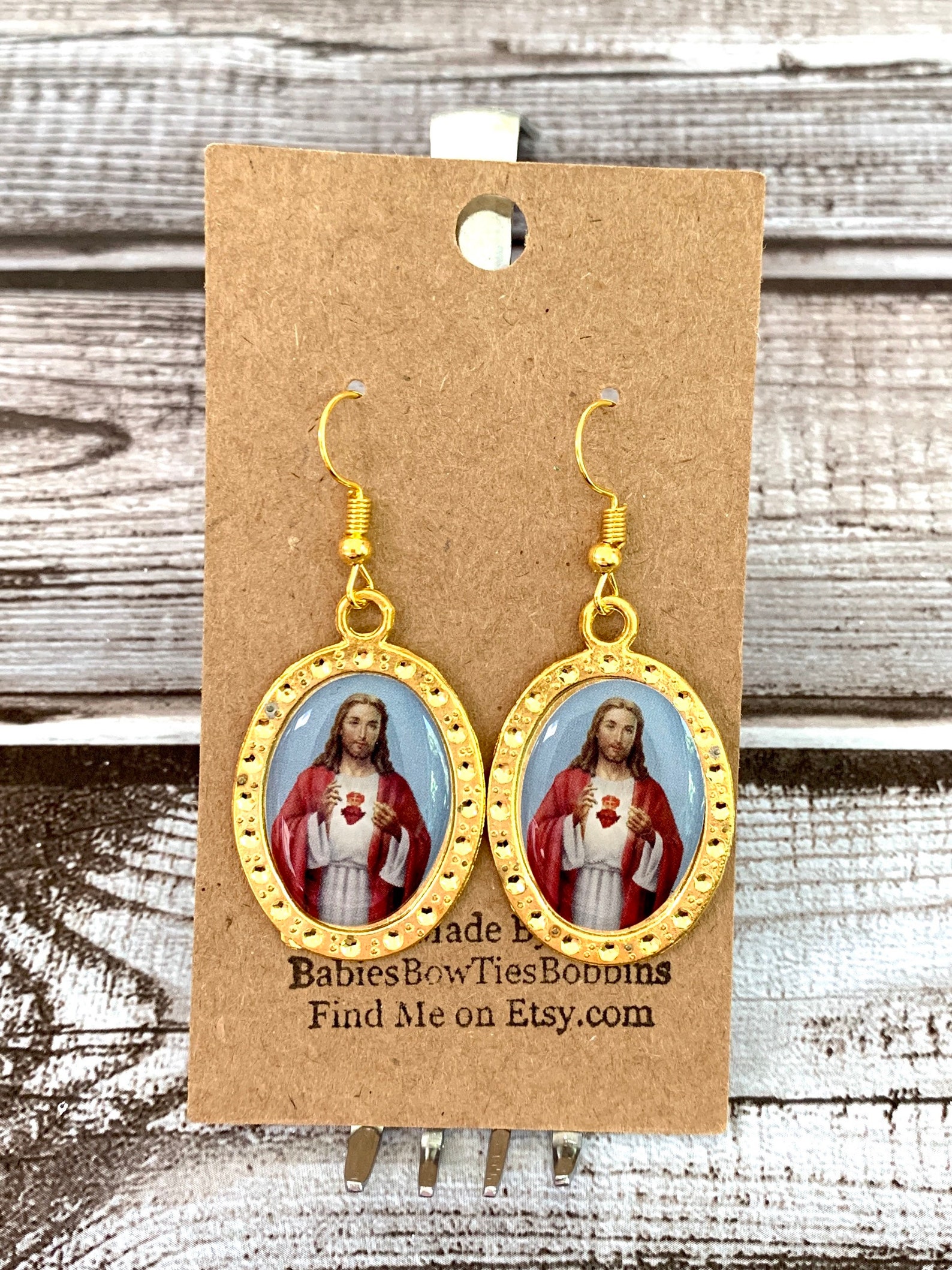 Catholic Saint Religious Earrings/ Blessed Virgin Mary Jewelry - Etsy