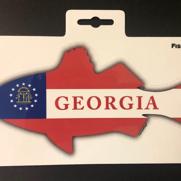Georgia Flag Decal - Etsy