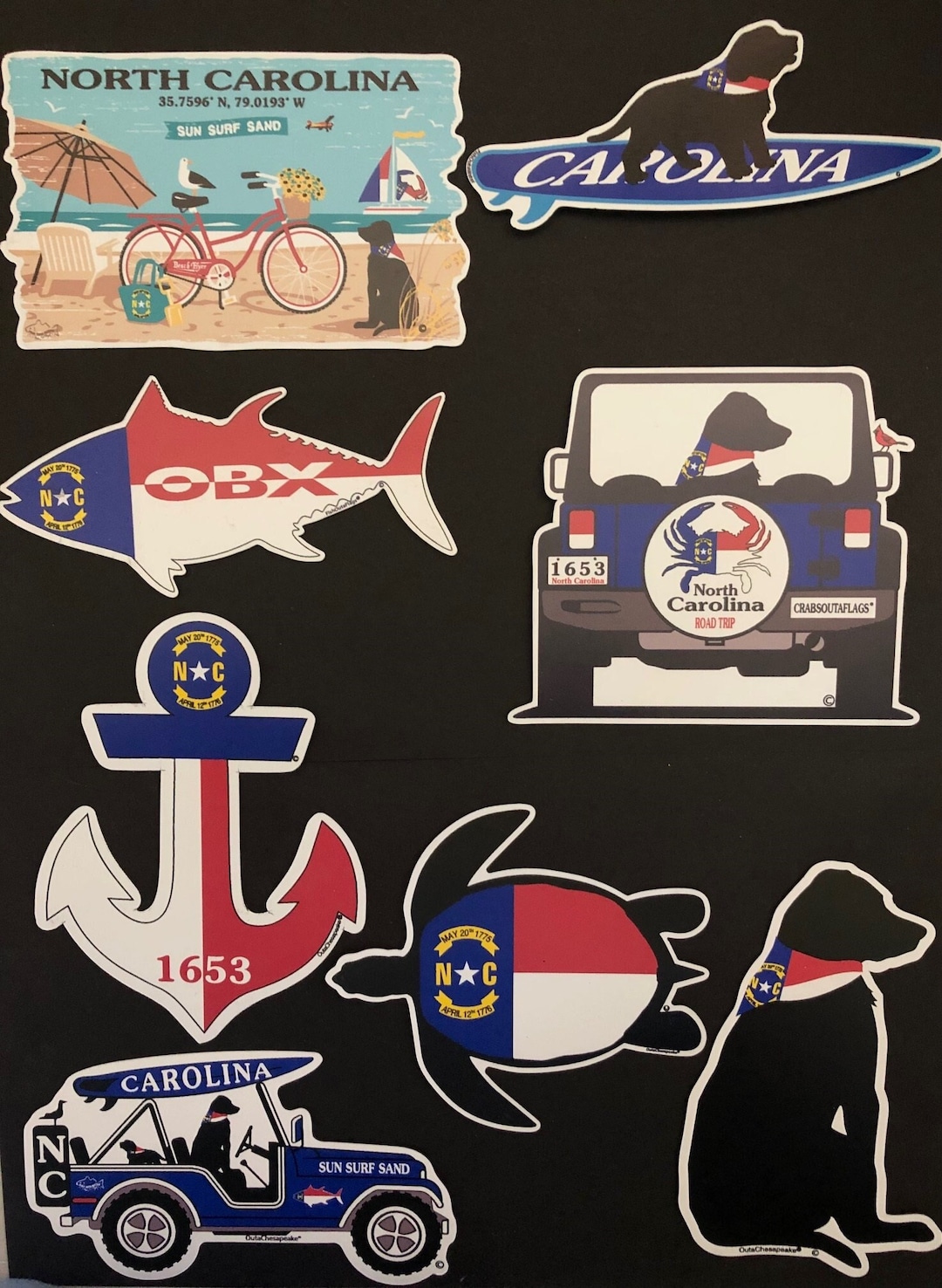 North Carolina Car Magnet Beach Bundle - Choose 2 - Etsy