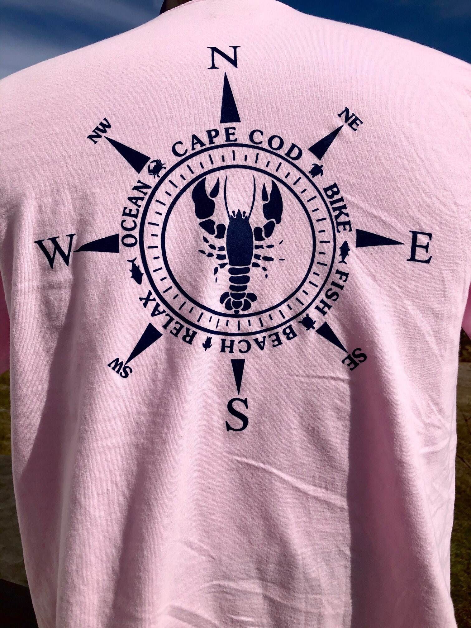 Cape Cod Compass Rose T-shirt | Etsy