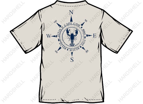 Cape Cod Compass Rose T-shirt | Etsy
